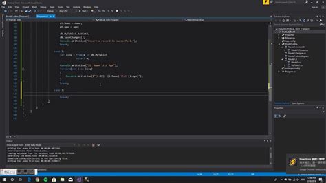 Perform Crudcreatereadupdatedelete Using Linq To Entity Youtube