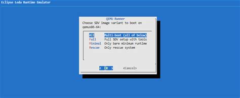 runqemu eclipse leda documentation
