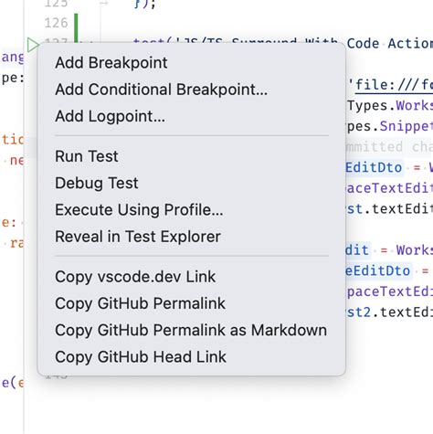 Test Commands Not At Top · Issue 178809 · Microsoftvscode · Github