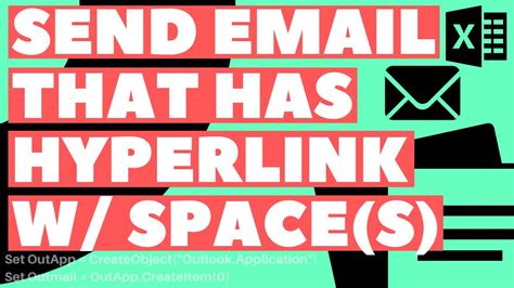 Excel Vba Macro Send Email With Hyperlink That Has Spaces In The File