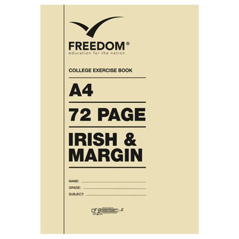 Bk A4 72p College I M Freedom Stationery