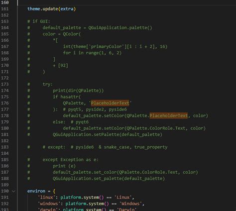 QPalette Object Has No Attribute Set Color Issue UN GCPDS Qt Material GitHub