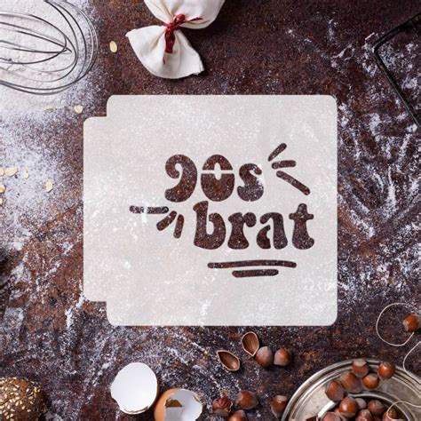 90s Brat 783 H315 Stencil Kato Baking Supplies