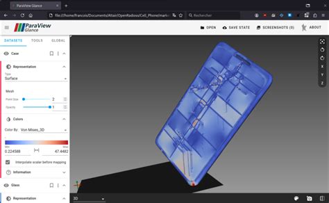post process your openradioss™ results with paraview