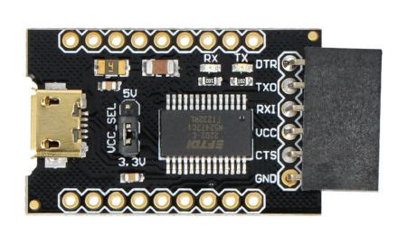 DFRobot USB UART Konverter FTDI FT RL V V microUSB Botland Robotikgeschäft