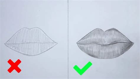 Как Легко Нарисовать Губы 62 Фото