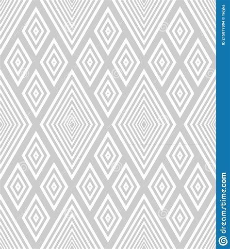 Seamless Geometric Diamonds Pattern Stock Vector Illustration Of Modern Abstract 215877804