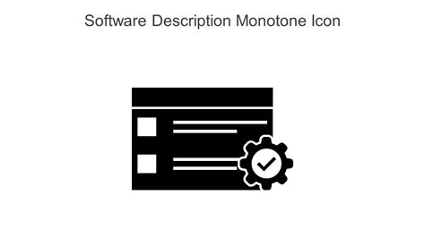 Software Description Monotone Icon In Powerpoint Pptx Png And Editable
