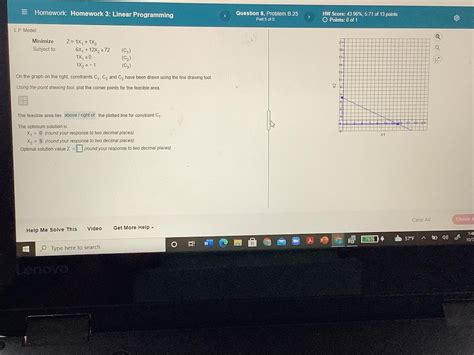 Solved Homework Homework Linear Programming Question Chegg
