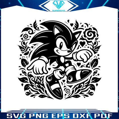 Sonic Cartoon Movie Character Svg