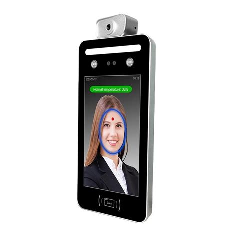 QR Code DC V In Face Recognition Rfid Device With IC ID Card