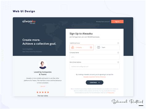 ux ui design for web upwork