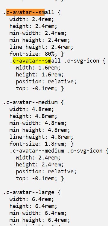 Avatar Incorrect Documentation Regarding Css Classes · Issue 162 · Smartcoopdesign · Github
