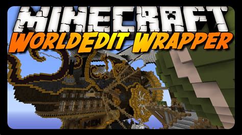 minecraft worldedit in single player worldeditwrapper mod youtube