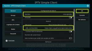 PVR IPTV Simple Client en Kodi Guía de instalación Desafío Inteligente