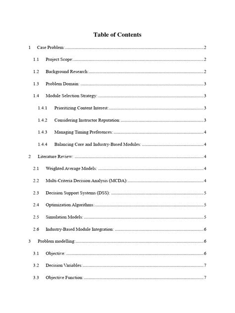 Sophie Case Problem 1 Pdf Mathematical Optimization Decision Making