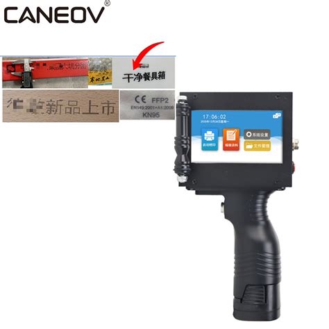 Handheld Fully Automatic Inkjet Printer Production Date Counting Marking Batch Number Packaging