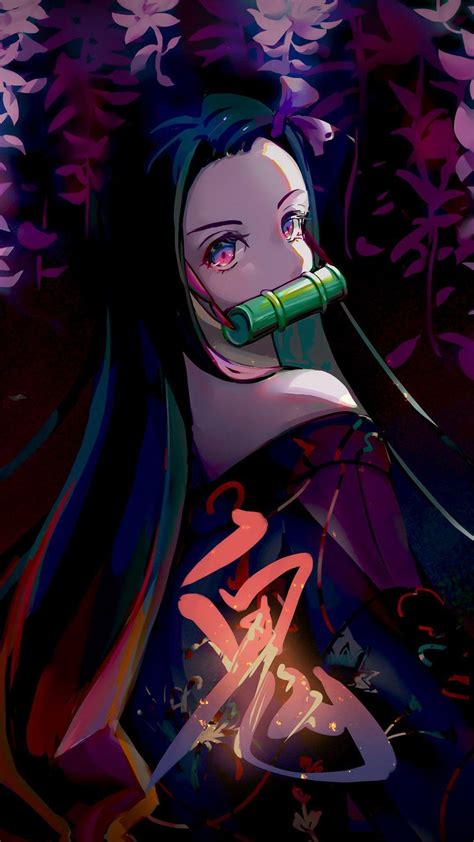 Nezuko Iphone Wallpapers Top Free Nezuko Iphone Backgrounds Wallpaperaccess