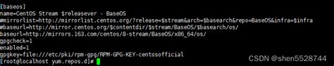 centos 8 stream更换国内yum源 centos8stream换源 csdn博客