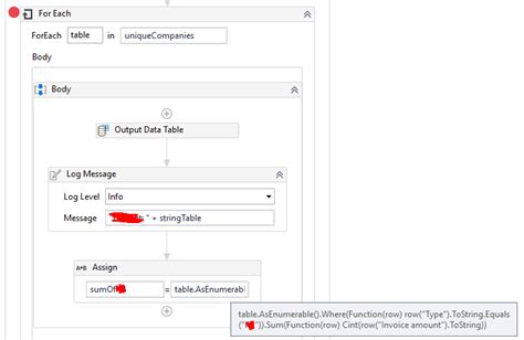 Sum Of Column Where Row Is Of A Certain Type Activities UiPath Community Forum