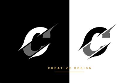 현대 추상 문자 C Cc 로고 디자인 최소 C Cc 초기 기반 아이콘 벡터 0명에 대한 스톡 벡터 아트 및 기타 이미지 0명 개념 기하 도형 Istock