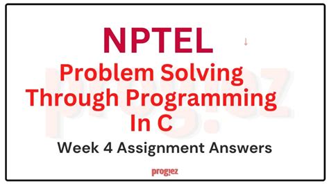 Problem Solving Through Programming In C Assignment 8 Ans
