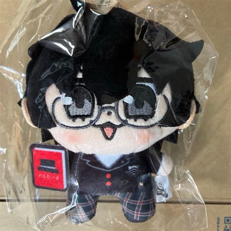 Persona 5 Royal Protagonist Plush Keychain P3r Bkub Okawa Collab