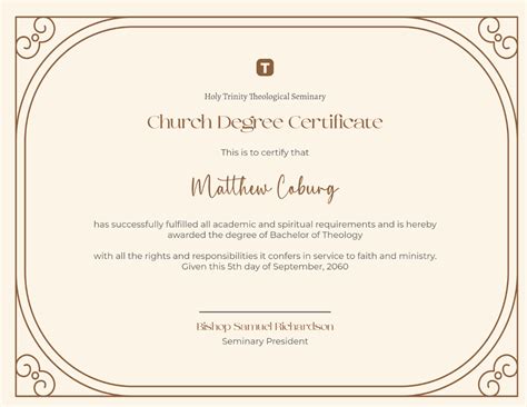 Free Degree Achievement Certificate Design Template To Edit Online