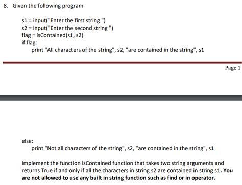 Solved Write A Function Named ContainsDistinctCharacters Chegg