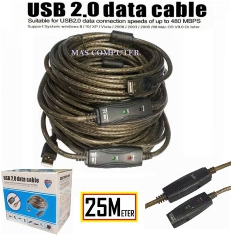Promo Nyk Kabel Usb 2 0 Aktif 25 Meter Extender With Chipset Extension Diskon 23 Di Seller
