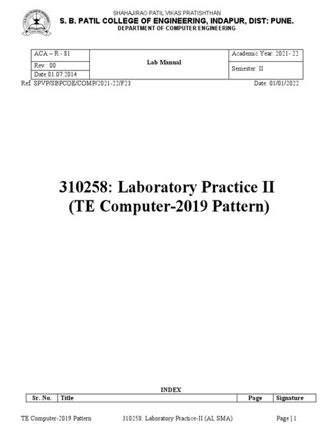 Laboratory Practice Ii Pdf Use Case Class Computer Programming