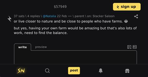 Reply On Stacker Saloon Stacker News