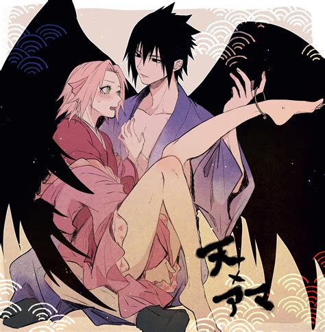 Haruno Sakura And Uchiha Sasuke Naruto And 1 More Drawn By Suzutg