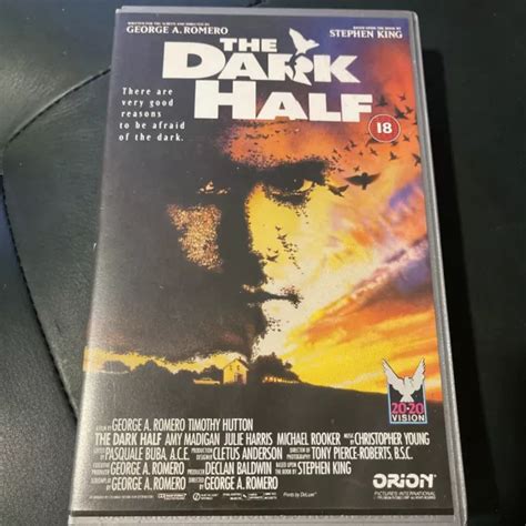 STEPHEN KING THE DARK HALF UK PAL VHS VIDEO Ex Blockbusters PicClick UK