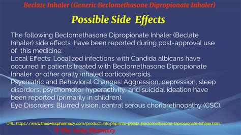 Beclate Inhaler Generic Beclomethasone Dipropionate Inhaler Ppt