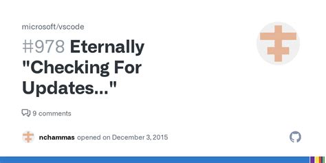 Eternally Checking For Updates · Issue 978 · Microsoftvscode