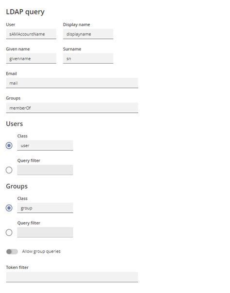 Configure LDAP Configuration