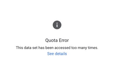 Google Analytics GA APIs Limitations In