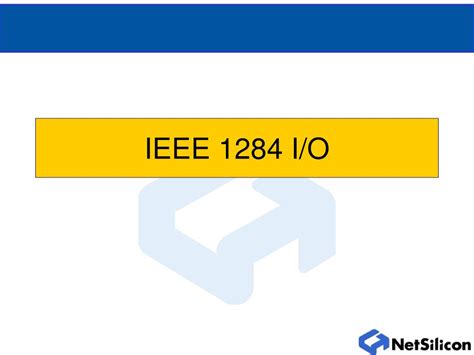 Ppt Ieee 1284 Io Powerpoint Presentation Free Download Id3624856
