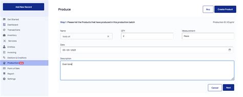 How To Add A Raw Material