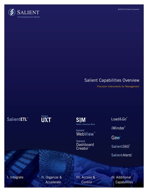 Salient Capabilities Pdf