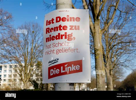 Wahlplakat Von Die Linke Zur Wahl Zum 21 Deutschen Bundestag Bonn 02