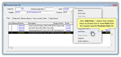 ProdMaster How To Prepare Purchase Order Lines