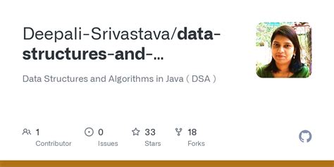 Github Deepali Srivastavadata Structures And Algorithms In Java