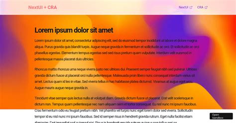 nextui navbar container bg codesandbox