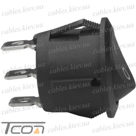 Приобрести переключатель Daier KCD1-5-102, ON-ON, 3pin, 6A 250V, чёрный ...