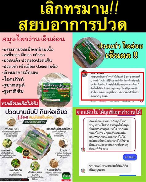 สินค้าไทย ไปต่างแดน By คุณนัน หยุดทุกอาการปวด ทานยามาหลายปี ดีเพราะสมุนไพร 🌿ปวด คอ บ่าไหล่
