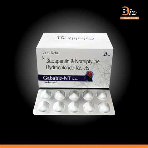 Gabapentin Nortriptyline Tablets Strength 400 Mg 10 Mg At Rs 250 Box