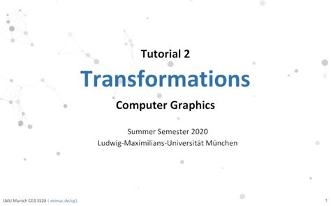 Pdf Computer Graphics Rmatikuni Muenchende€¦ · Lmu