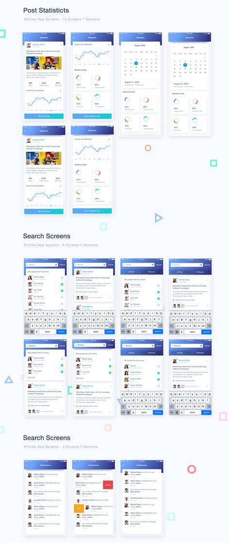 Articlex Multipurpose Ios Application Design On Behance